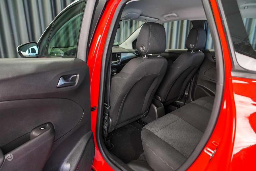 Red Opel Crossland X 2019 in Marijampole, with an engine capacity of 1.20 L and mileage of 105 thousand km for 7950 €, photo 30 on AUTOMOTO.COM.LV