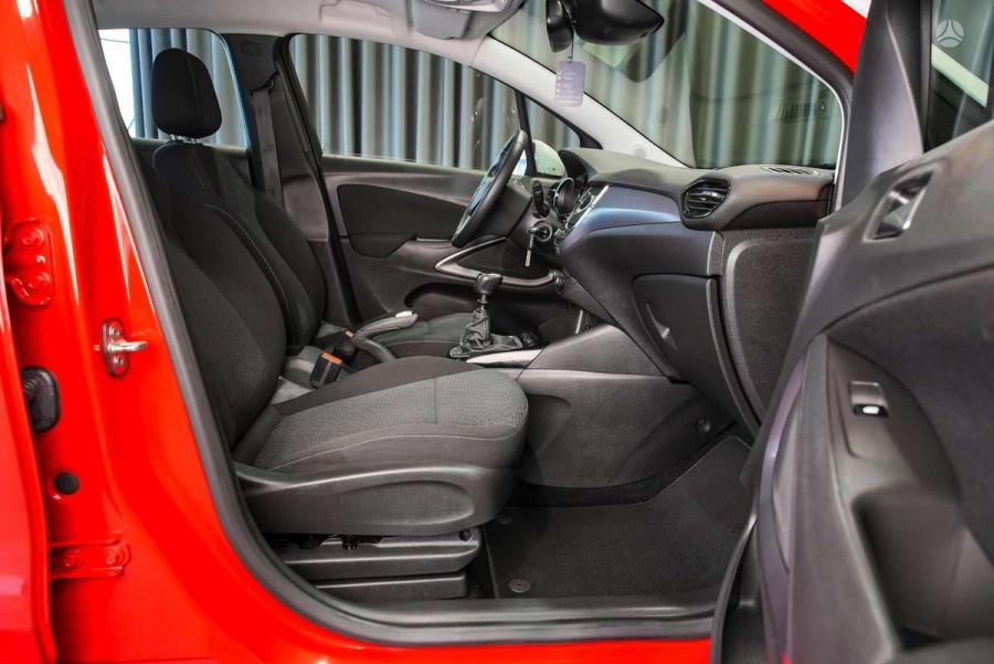 Red Opel Crossland X 2019 in Marijampole, with an engine capacity of 1.20 L and mileage of 105 thousand km for 7950 €, photo 34 on AUTOMOTO.COM.LV