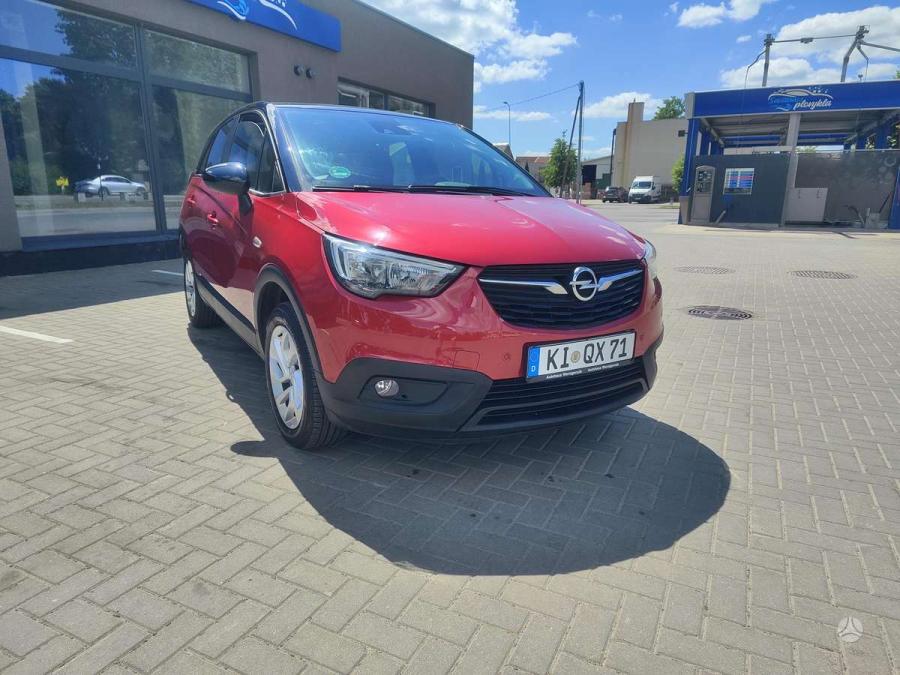 Красный Опель Crossland X 2021 в Таураге, объемом двигателя 1.20 л и пробегом 135 тыс. км за 7800 €, фото 5 на AUTOMOTO.COM.LV
