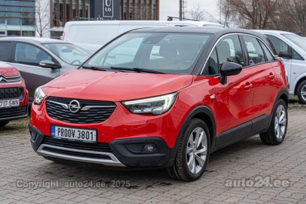 Red Opel Crossland X 2017 in Tallinn, with an engine capacity of 1.20 L and mileage of 70 thousand km for 8300 €, photo 1 on AUTOMOTO.COM.LV