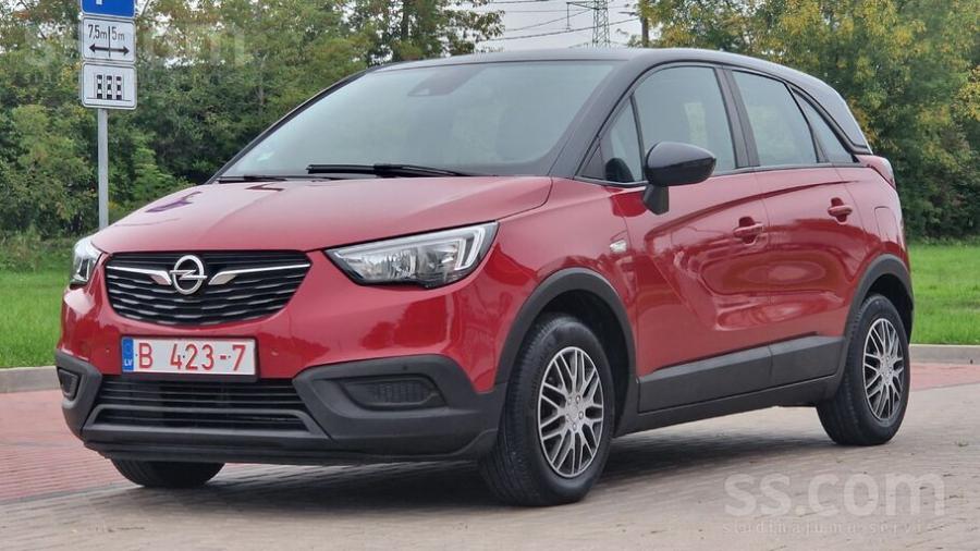 Sarkans Opel Crossland X 2019 Jelgava, ar dzinēja tilpumu 1.20 L un nobraukumu 83 tūkst. km par 7750 €, foto 1 vietnē AUTOMOTO.COM.LV