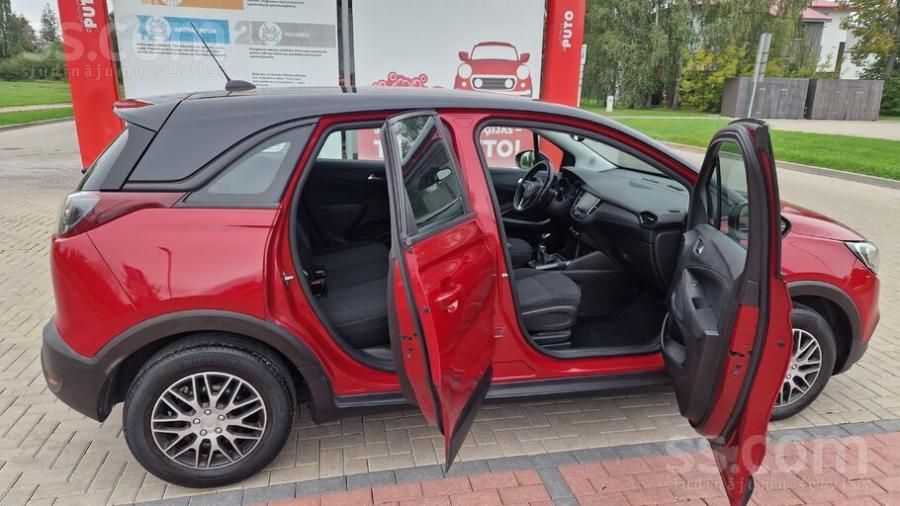 Sarkans Opel Crossland X 2019 Jelgava, ar dzinēja tilpumu 1.20 L un nobraukumu 83 tūkst. km par 7750 €, foto 23 vietnē AUTOMOTO.COM.LV