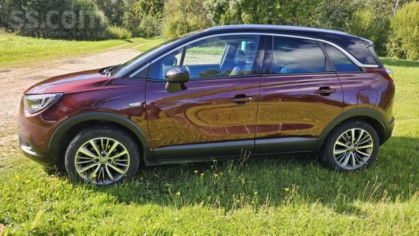 Sarkans Opel Crossland X 2019 Aizkraukle, ar dzinēja tilpumu 1.20 L un nobraukumu 110 tūkst. km par 9500 €, foto 1 vietnē AUTOMOTO.COM.LV