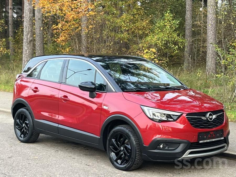 Красный Опель Crossland X 2020 в Валмиера, объемом двигателя 1.20 л и пробегом 0 тыс. км за 9900 €, фото 1 на AUTOMOTO.COM.LV