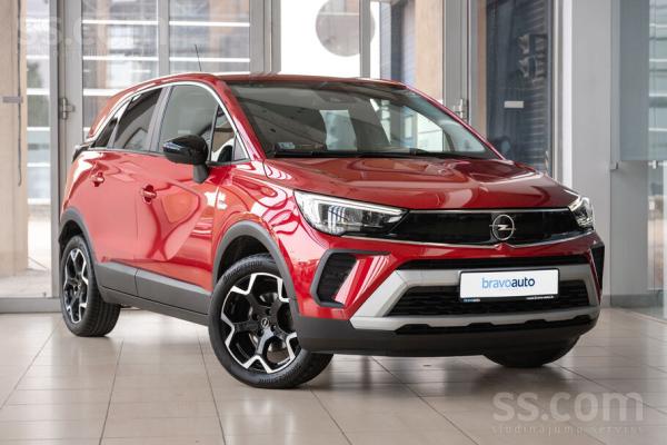 Красный Опель Crossland X 2021 в Рига, объемом двигателя 1.20 л и пробегом 69 тыс. км за 12990 €, фото 2 на AUTOMOTO.COM.LV