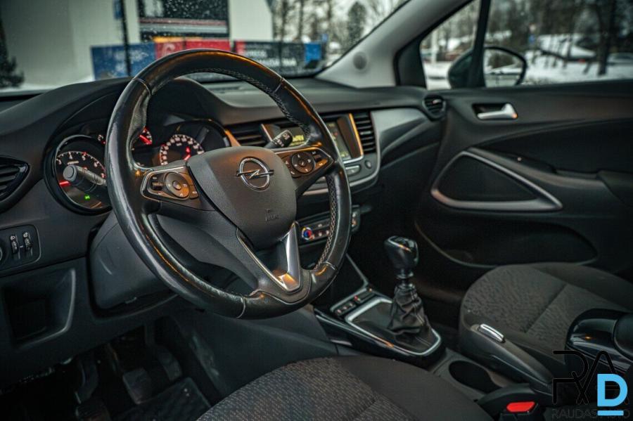 Red Opel Crossland X 2022 in Riga, with an engine capacity of 1.50 L and mileage of 58 thousand km for 13990 €, photo 7 on AUTOMOTO.COM.LV