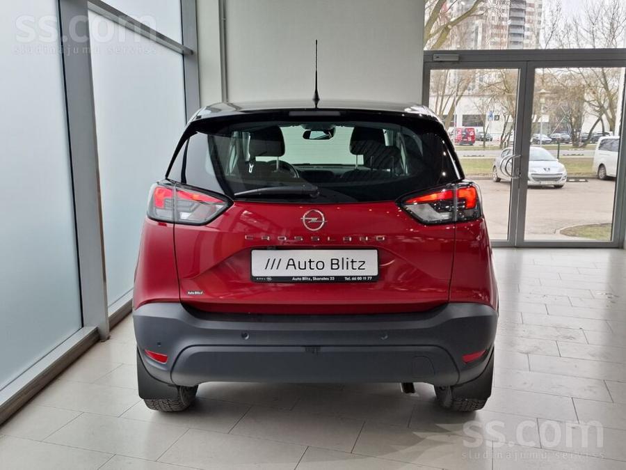 Sarkans Opel Crossland X 2024 Rīga, ar dzinēja tilpumu 1.20 L un nobraukumu 6 tūkst. km par 19900 €, foto 3 vietnē AUTOMOTO.COM.LV