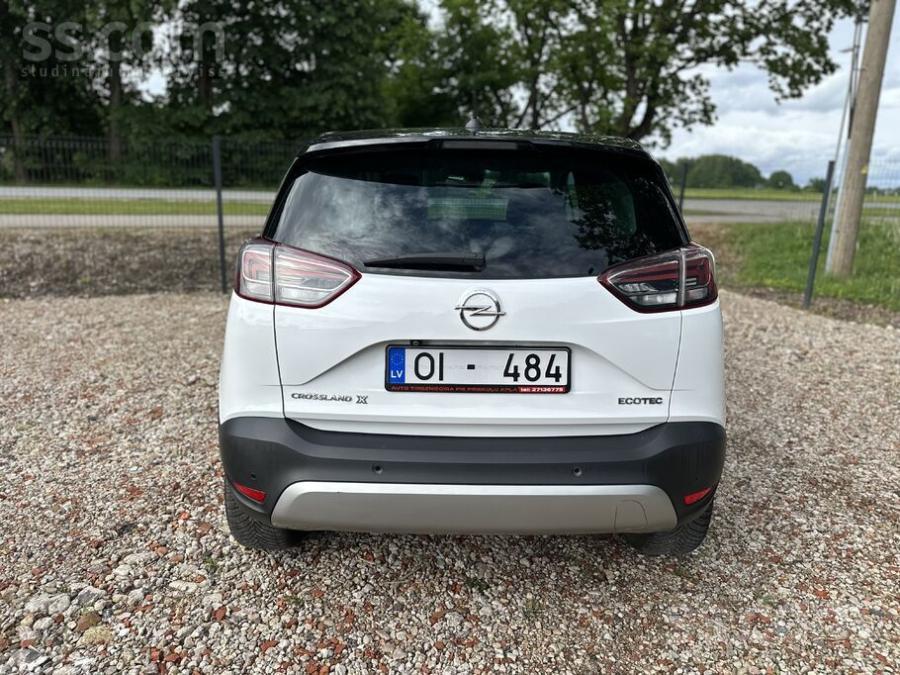 Balts Opel Crossland X 2017 Cēsis, ar dzinēja tilpumu 1.20 L un nobraukumu 0 tūkst. km par 8900 €, foto 7 vietnē AUTOMOTO.COM.LV