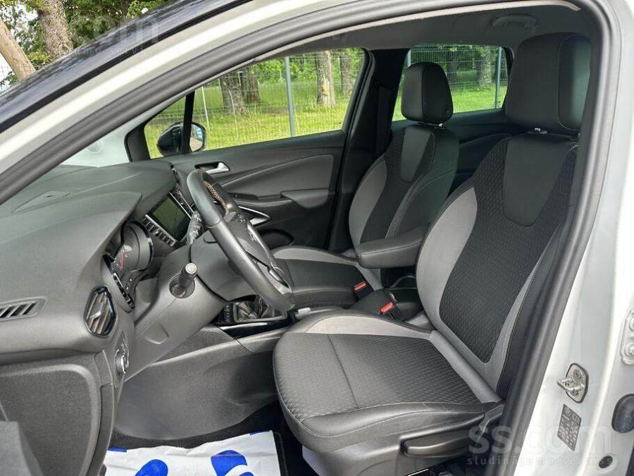 Balts Opel Crossland X 2017 Cēsis, ar dzinēja tilpumu 1.20 L un nobraukumu 0 tūkst. km par 8900 €, foto 17 vietnē AUTOMOTO.COM.LV
