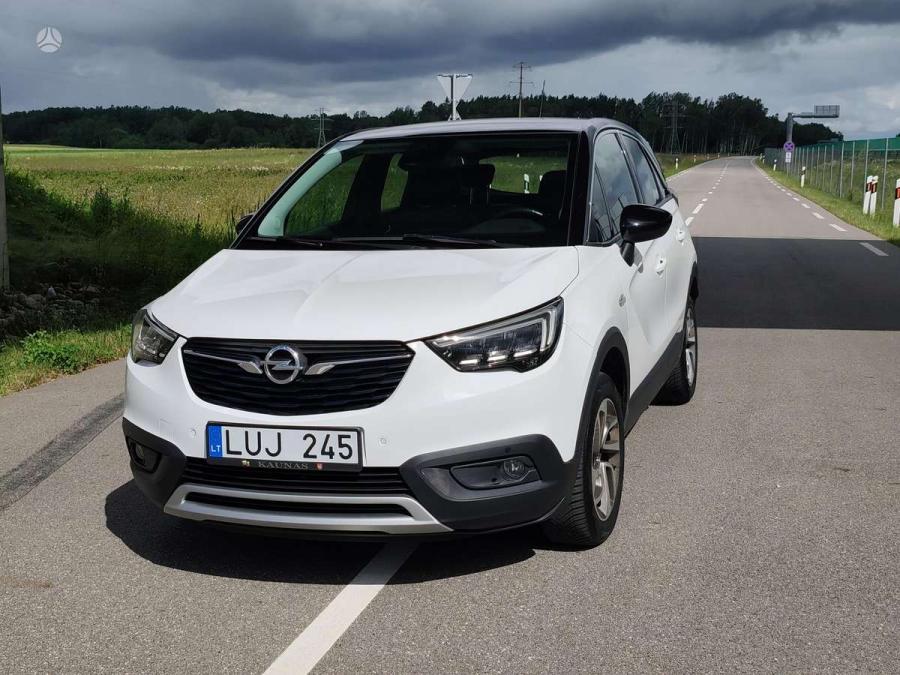 Balts Opel Crossland X 2017 Kauņa, ar dzinēja tilpumu 1.20 L un nobraukumu 72 tūkst. km par 7900 €, foto 3 vietnē AUTOMOTO.COM.LV