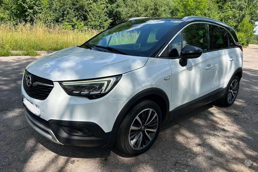Balts Opel Crossland X 2017 Tauragė, ar dzinēja tilpumu 1.20 L un nobraukumu 96 tūkst. km par 8700 €, foto 1 vietnē AUTOMOTO.COM.LV
