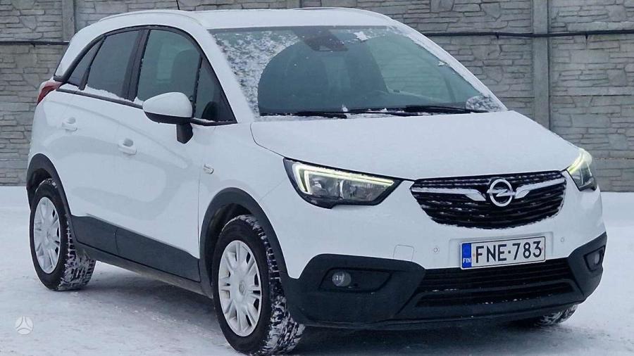 Balts Opel Crossland X 2018 Tauragė, ar dzinēja tilpumu 1.20 L un nobraukumu 168 tūkst. km par 5700 €, foto 2 vietnē AUTOMOTO.COM.LV