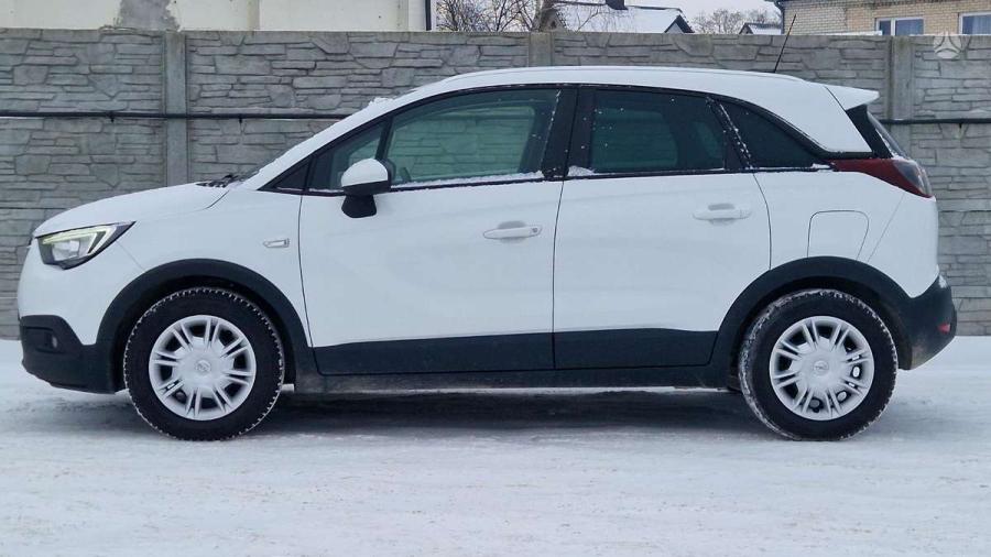 Balts Opel Crossland X 2018 Tauragė, ar dzinēja tilpumu 1.20 L un nobraukumu 168 tūkst. km par 5700 €, foto 6 vietnē AUTOMOTO.COM.LV