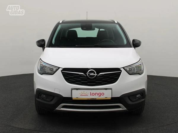White Opel Crossland X 2018 in Vilnius, with an engine capacity of 1.20 L and mileage of 102 thousand km for 9699 €, photo 3 on AUTOMOTO.COM.LV