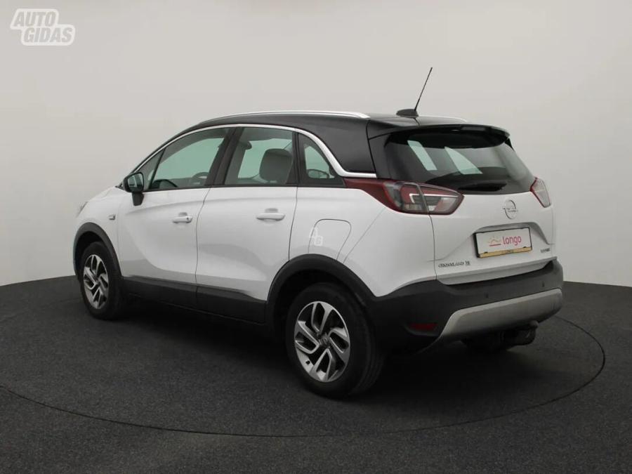 White Opel Crossland X 2018 in Vilnius, with an engine capacity of 1.20 L and mileage of 102 thousand km for 9699 €, photo 7 on AUTOMOTO.COM.LV