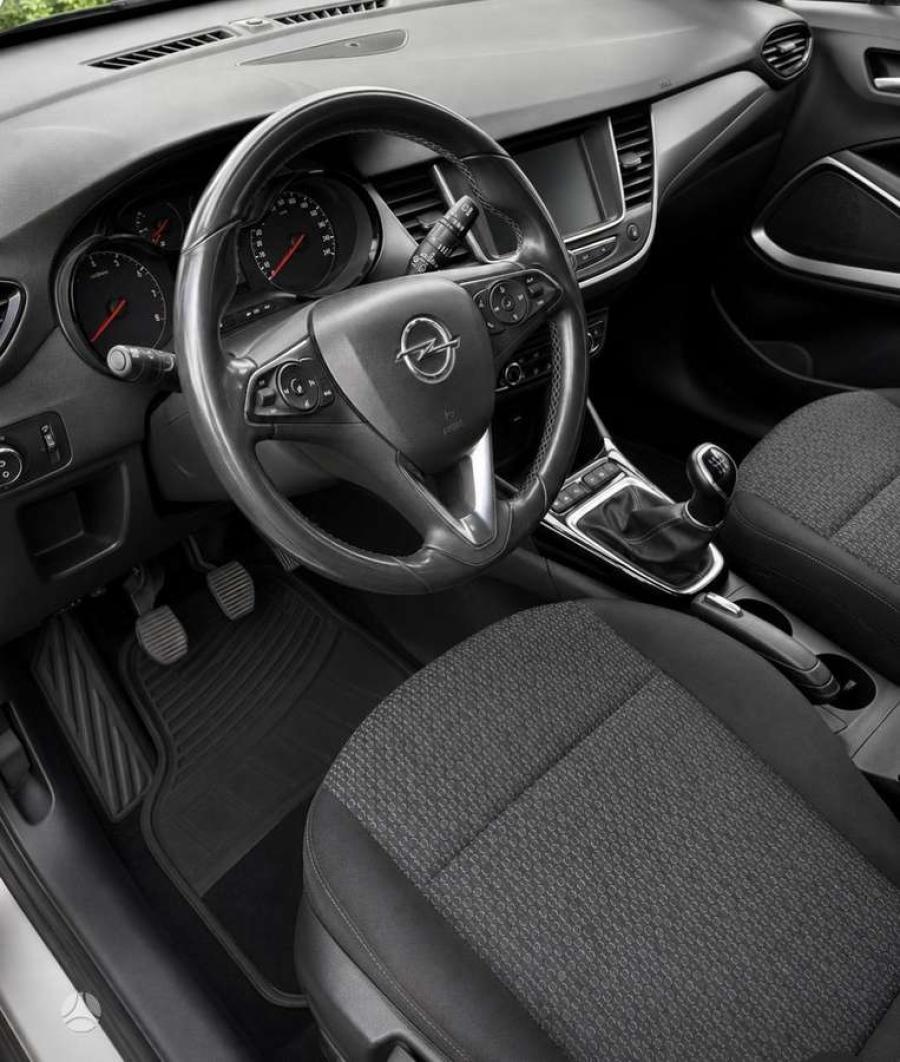Белый Опель Crossland X 2018 в Вильнюс, объемом двигателя 1.20 л и пробегом 143 тыс. км за 8200 €, фото 5 на AUTOMOTO.COM.LV