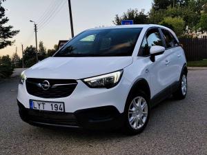 White Opel Crossland X 2018 in Anyksciai, with an engine capacity of 1.56 L and mileage of 164 thousand km for 6999 €, photo 3 on AUTOMOTO.COM.LV