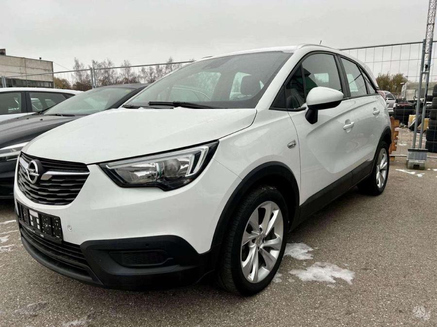 Белый Опель Crossland X 2019 в Мариямполе, объемом двигателя 1.50 л и пробегом 53 тыс. км за 15125 €, фото 1 на AUTOMOTO.COM.LV
