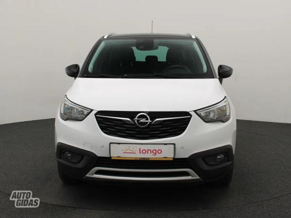 White Opel Crossland X 2019 in Vilnius, with an engine capacity of 1.20 L and mileage of 94 thousand km for 11199 €, photo 3 on AUTOMOTO.COM.LV