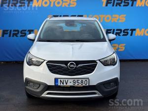 White Opel Crossland X 2019 in Riga, with an engine capacity of 1.50 L and mileage of 198 thousand km for 7950 €, photo 6 on AUTOMOTO.COM.LV