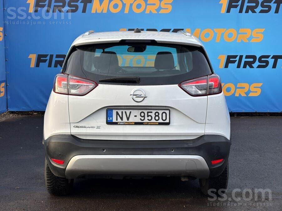 White Opel Crossland X 2019 in Riga, with an engine capacity of 1.50 L and mileage of 198 thousand km for 7950 €, photo 7 on AUTOMOTO.COM.LV