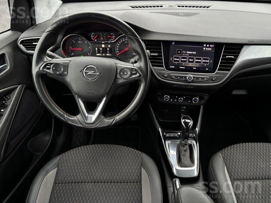 White Opel Crossland X 2019 in Riga, with an engine capacity of 1.50 L and mileage of 198 thousand km for 7950 €, photo 8 on AUTOMOTO.COM.LV