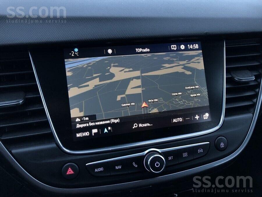White Opel Crossland X 2019 in Riga, with an engine capacity of 1.50 L and mileage of 198 thousand km for 7950 €, photo 14 on AUTOMOTO.COM.LV