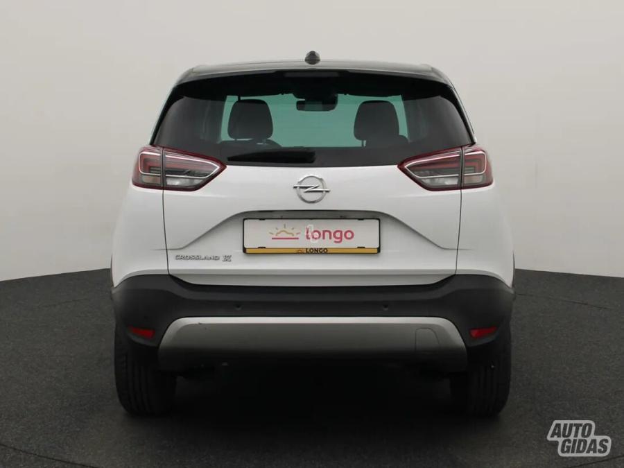 White Opel Crossland X 2019 in Vilnius, with an engine capacity of 1.20 L and mileage of 176 thousand km for 8699 €, photo 6 on AUTOMOTO.COM.LV