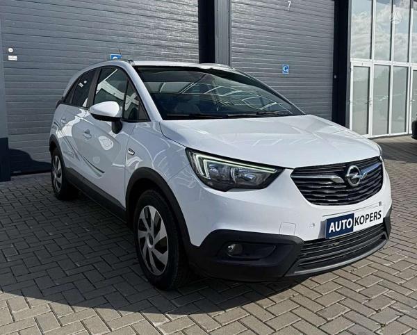 Balts Opel Crossland X 2019 Kauņa, ar dzinēja tilpumu 1.20 L un nobraukumu 128 tūkst. km par 9800 €, foto 1 vietnē AUTOMOTO.COM.LV