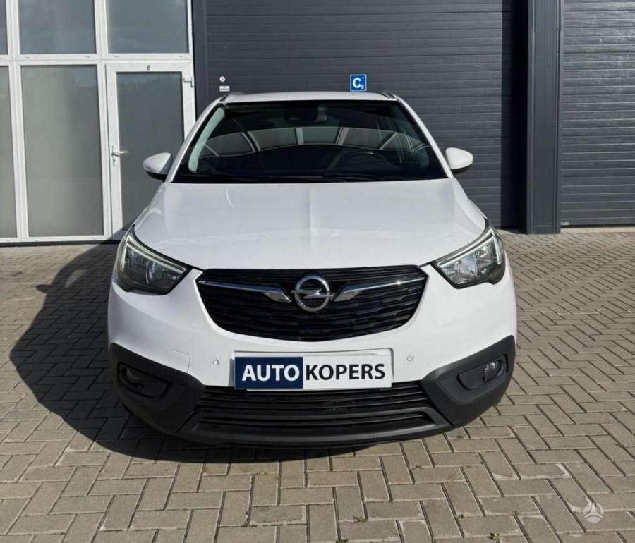 Белый Опель Crossland X 2019 в Каунас, объемом двигателя 1.20 л и пробегом 128 тыс. км за 9800 €, фото 3 на AUTOMOTO.COM.LV
