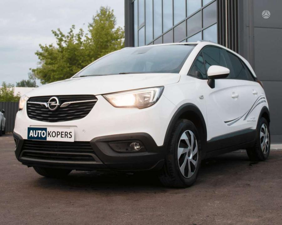 Белый Опель Crossland X 2019 в Каунас, объемом двигателя 1.20 л и пробегом 128 тыс. км за 9800 €, фото 3 на AUTOMOTO.COM.LV