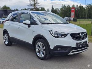 White Opel Crossland X 2019 in Rokiskis, with an engine capacity of 1.20 L and mileage of 103 thousand km for 9650 €, photo 4 on AUTOMOTO.COM.LV