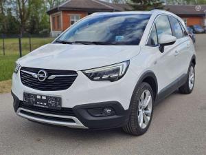 White Opel Crossland X 2019 in Rokiskis, with an engine capacity of 1.20 L and mileage of 103 thousand km for 9650 €, photo 5 on AUTOMOTO.COM.LV