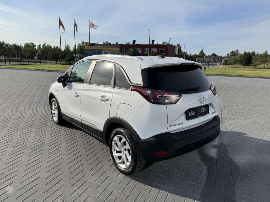 White Opel Crossland X 2020 in Telschi, with an engine capacity of 1.50 L and mileage of 217 thousand km for 7700 €, photo 6 on AUTOMOTO.COM.LV