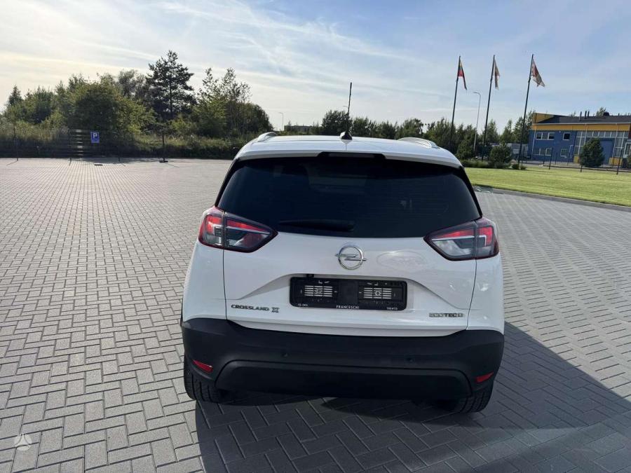 White Opel Crossland X 2020 in Telschi, with an engine capacity of 1.50 L and mileage of 217 thousand km for 7700 €, photo 7 on AUTOMOTO.COM.LV