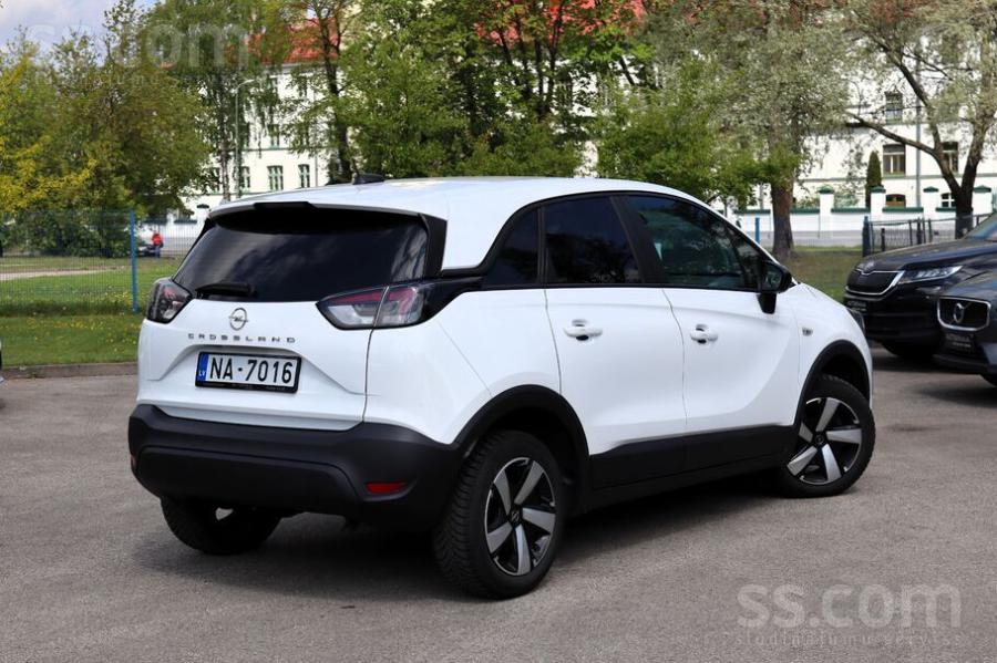 White Opel Crossland X 2021 in Riga, with an engine capacity of 1.20 L and mileage of 70 thousand km for 9490 €, photo 27 on AUTOMOTO.COM.LV
