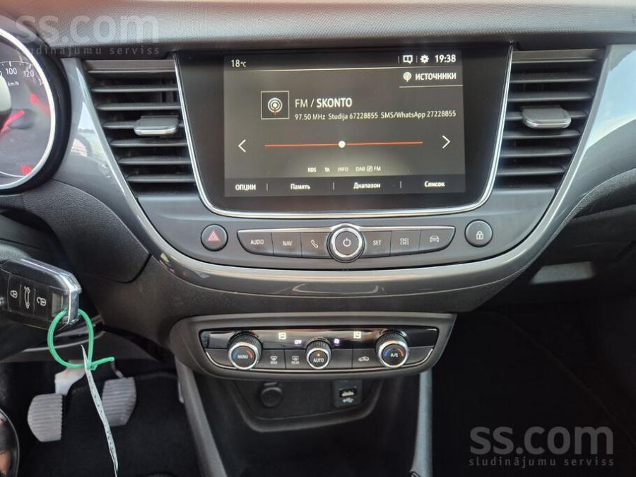 Balts Opel Crossland X 2021 Liepāja, ar dzinēja tilpumu 1.20 L un nobraukumu 76 tūkst. km par 9900 €, foto 16 vietnē AUTOMOTO.COM.LV