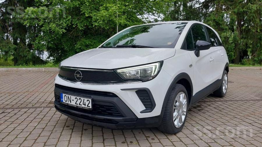 Белый Опель Crossland X 2022 в Алуксне, объемом двигателя 1.20 л и пробегом 0 тыс. км за 9900 €, фото 1 на AUTOMOTO.COM.LV