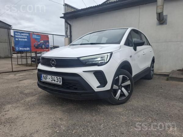 Balts Opel Crossland X 2022 Talsi, ar dzinēja tilpumu 1.20 L un nobraukumu 98 tūkst. km par 12800 €, foto  vietnē AUTOMOTO.COM.LV