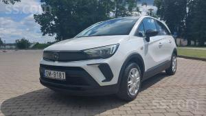 White Opel Crossland X 2022 in Aluksne, with an engine capacity of 1.20 L and mileage of 0 thousand km for 9200 €, photo  on AUTOMOTO.COM.LV