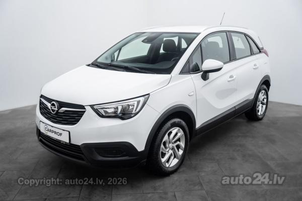 White Opel Crossland X 2020 in Tallinn, with an engine capacity of 1.20 L and mileage of 44 thousand km for 11999 €, photo 1 on AUTOMOTO.COM.LV