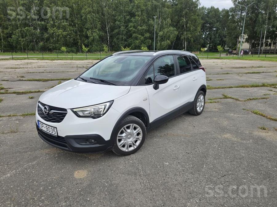 Balts Opel Crossland X 2020 Rīga, ar dzinēja tilpumu 1.20 L un nobraukumu 124 tūkst. km par 7600 €, foto 1 vietnē AUTOMOTO.COM.LV