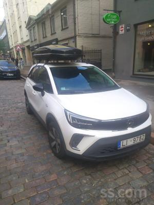 Белый Опель Crossland X 2021 в Юрмала, объемом двигателя 1.20 л и пробегом 46 тыс. км за 12300 €, фото  на AUTOMOTO.COM.LV