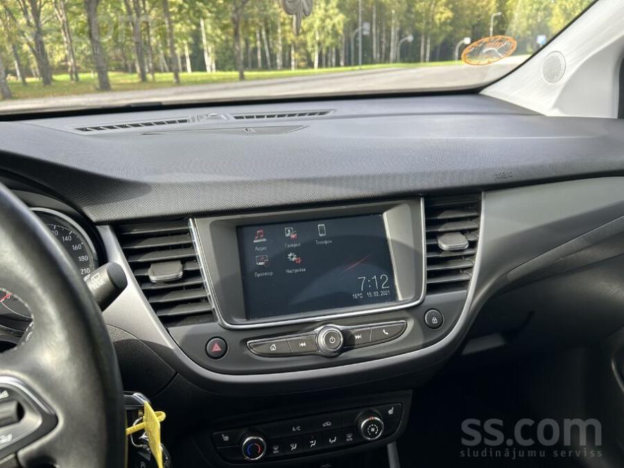 Белый Опель Crossland X 2021 в Алуксне, объемом двигателя 1.20 л и пробегом 0 тыс. км за 9450 €, фото 18 на AUTOMOTO.COM.LV
