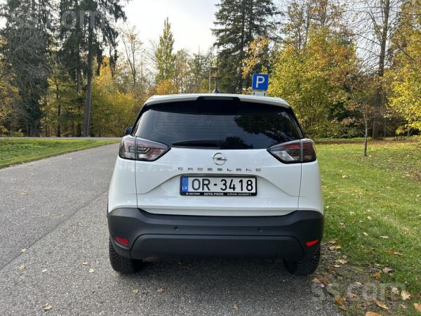 White Opel Crossland X 2022 in Aluksne, with an engine capacity of 1.20 L and mileage of 0 thousand km for 8900 €, photo 9 on AUTOMOTO.COM.LV