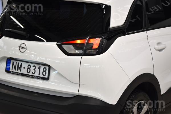 White Opel Crossland X 2023 in Riga, with an engine capacity of 1.50 L and mileage of 143 thousand km for 10490 €, photo 9 on AUTOMOTO.COM.LV