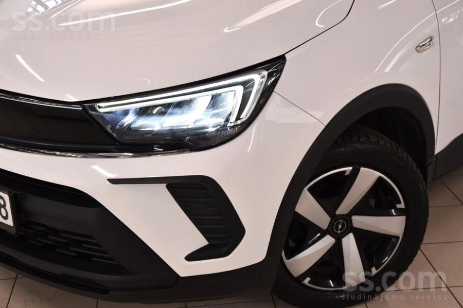 White Opel Crossland X 2023 in Riga, with an engine capacity of 1.50 L and mileage of 143 thousand km for 10490 €, photo 11 on AUTOMOTO.COM.LV