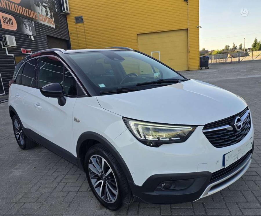 Белый Опель Crossland X 2017 в Таураге, объемом двигателя 1.20 л и пробегом 125 тыс. км за 7999 €, фото 3 на AUTOMOTO.COM.LV