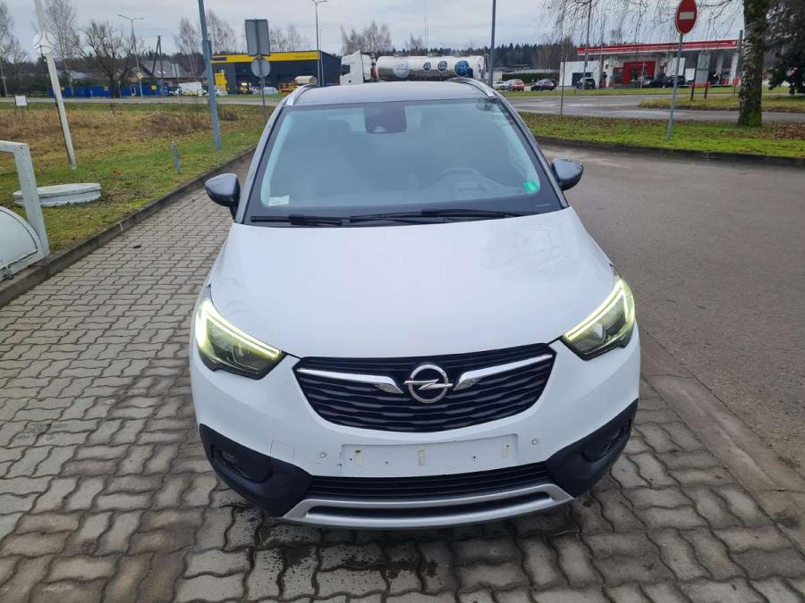 Белый Опель Crossland X 2018 в Таураге, объемом двигателя 1.20 л и пробегом 166 тыс. км за 6550 €, фото 2 на AUTOMOTO.COM.LV