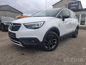 White Opel Crossland X 2019 in Talsi, with an engine capacity of 1.20 L and mileage of 168 thousand km for 8500 €, photo 1 on AUTOMOTO.COM.LV